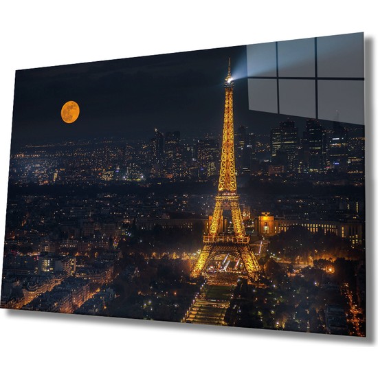 Eyfel Kulesi Cam Tablo Eiffel Tower Fiyatı - Taksit Seçenekleri