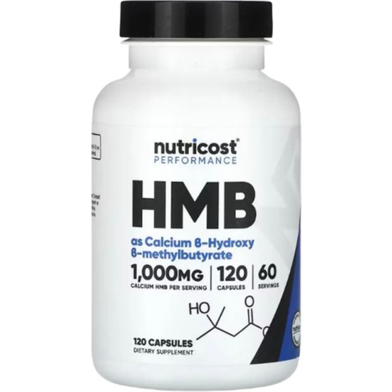 Nutricost Hmb (Beta-Hydroxy Beta-Methylbutyrate) 1000 mg 120 Fiyatı