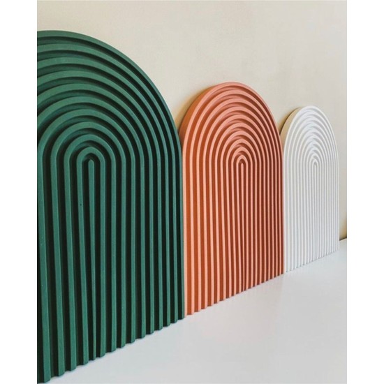 Orange Atelier Arch Büyük Beton Dekoratif Sunum ve Servis Fiyatı