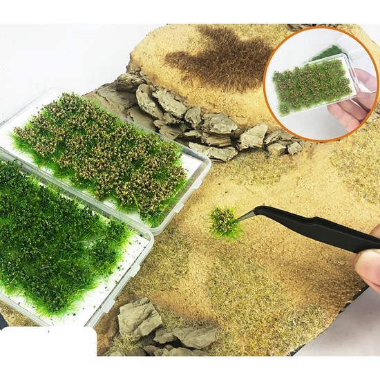 Praise6 Bush Grassmodel Çiçek Küme Modeli Ot Bitki Örtüsü Fiyatı