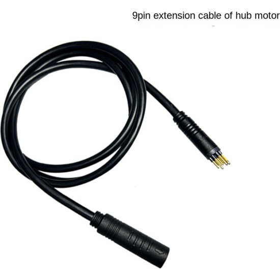 Pabiflo E-Bisiklet 9 Pin Motor Uzatma Kablo Kordonu Ön Arka Fiyatı