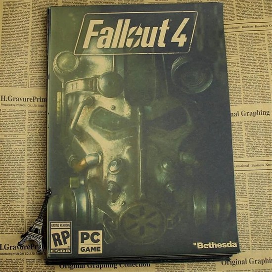 Qiuhong Shop 3 Stil 17 Stili Vintage Fallout 3 4 Oyun Fiyatı