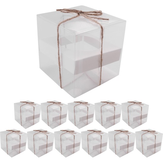 Pabiflo Şeffaf Cupcake Ambalaj Kutusu Pvc Ipli Kek Kutusu, Fiyatı