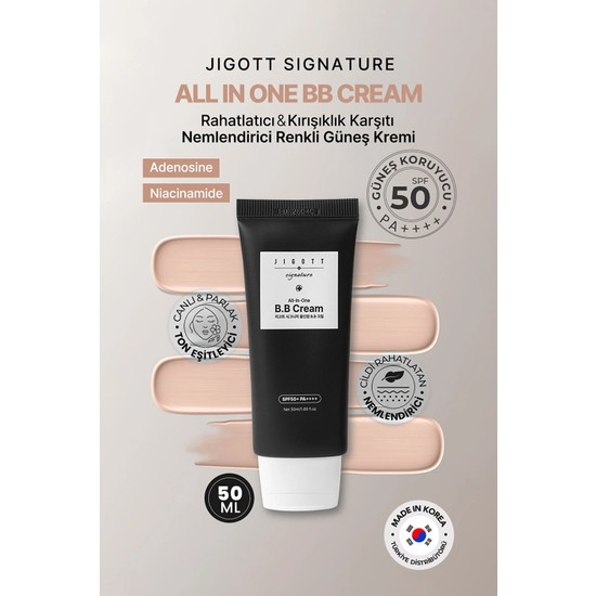 Jigott Signature Açık Buğday Ten Bb Krem Spf 50 Pa ++++ 50 Fiyatı