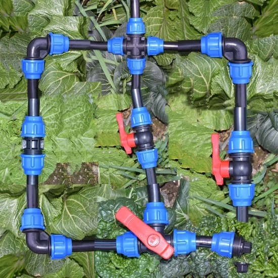 Luoditong Shop Tee Tap Stili 25 mm mm Pvc Pe Tüp Musluk Suyu Fiyatı