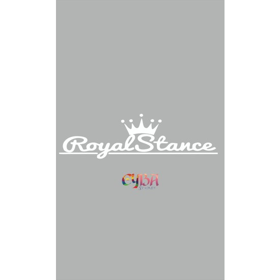 Royal Stance Oto Sticker - Araba Sticker - 45X15CM Fiyatı