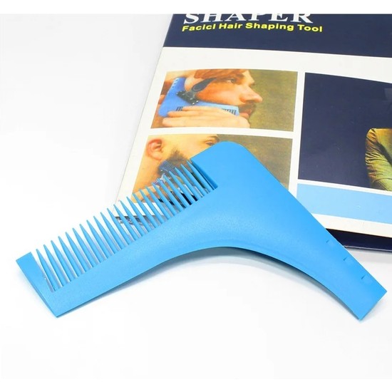 Mingming Shop Mavi Stil Erkekler Için Sakal Bıyık Tarak Fiyatı