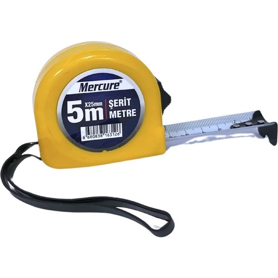 Mercure Şerit Metre 5 mt X25 mm Fiyatı - Taksit Seçenekleri