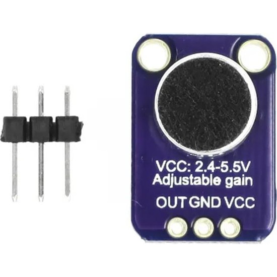 TLS Robotik GY-MAX4466 Ses Sensörü Modülü Elektret Mikrofon Fiyatı