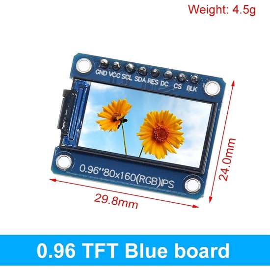 Brettablata Tzt Tft Ekran 0.96 / 1.3 Inç IPS 7p Spı Hd 65K Fiyatı