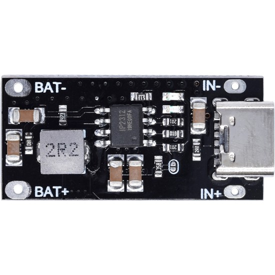 Brettablata USB Tip C 3A Yüksek Akım IP2312 Polimer Üçlü Lityum Pil ...