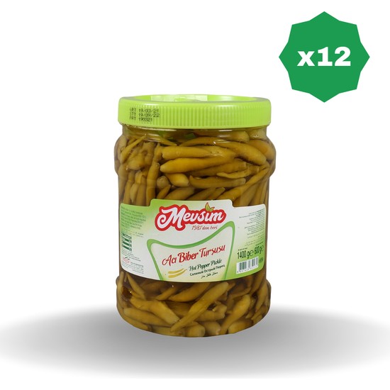 Mevsim Türlü Turşusu 1,4 kg x 12 Adet Fiyatı - Taksit Seçenekleri