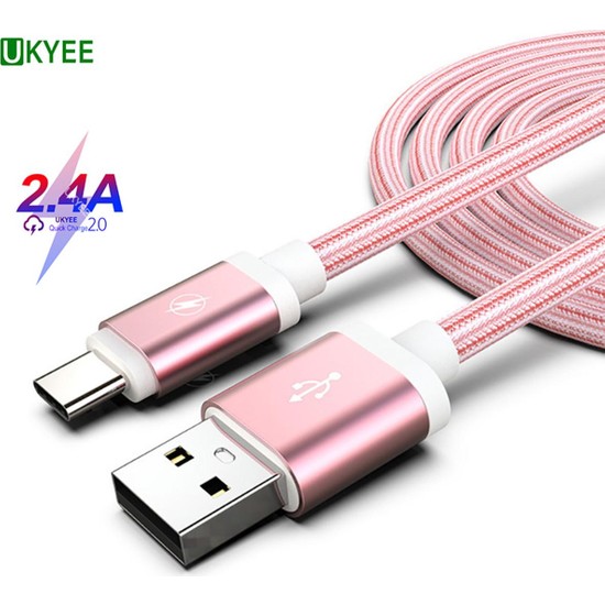 inibolan Ukyee C Tipi Kablo Hızlı Şarj Naylon Örgü USB C Fiyatı