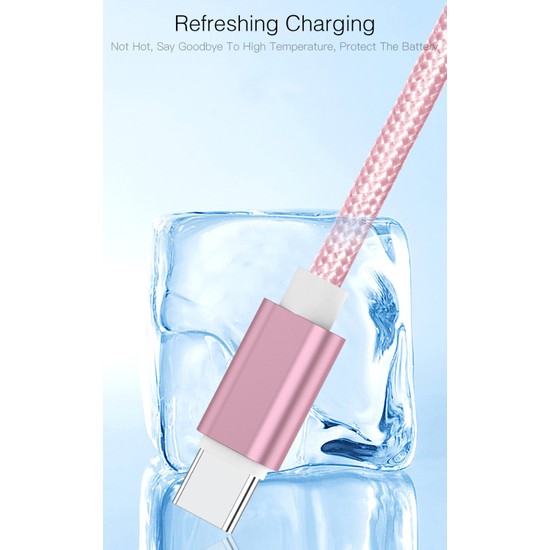 inibolan Ukyee C Tipi Kablo Hızlı Şarj Naylon Örgü USB C Fiyatı