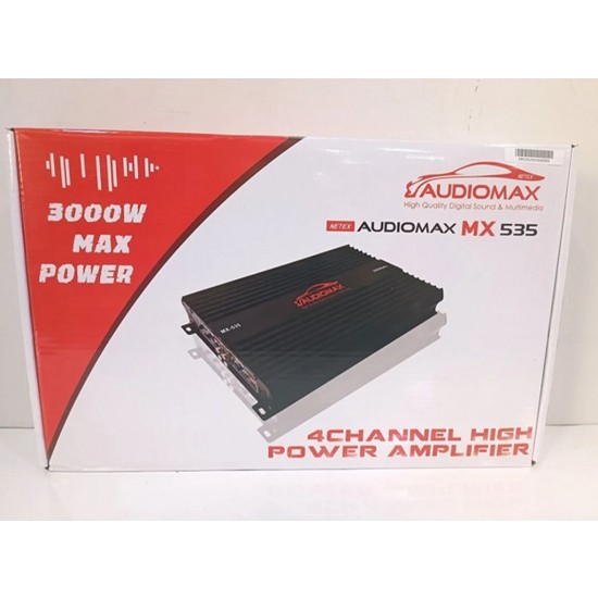 Audiomax Audıomax MX535 4 Kanal 3000 Araç Ses Sistem Amfisi Fiyatı