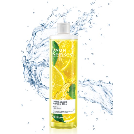 Avon Senses Lemon Burst Limon ve Reyhan Kokulu Duş Jeli 500 Fiyatı