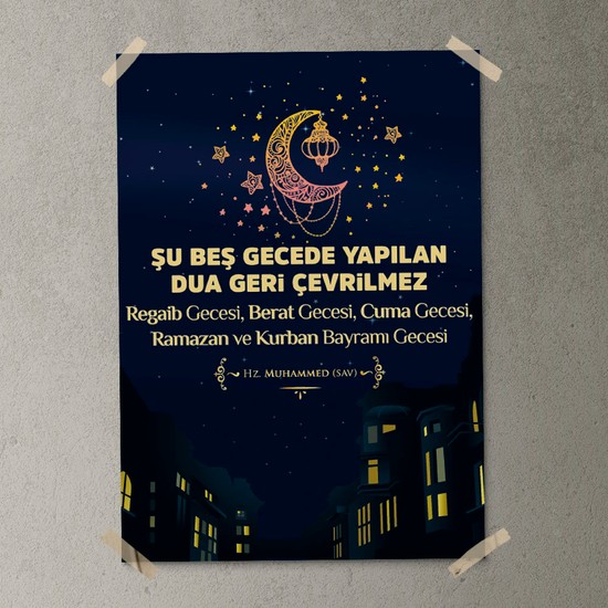 Sınıf Sepeti Kandil Geceleri Posteri - 213 Fiyatı