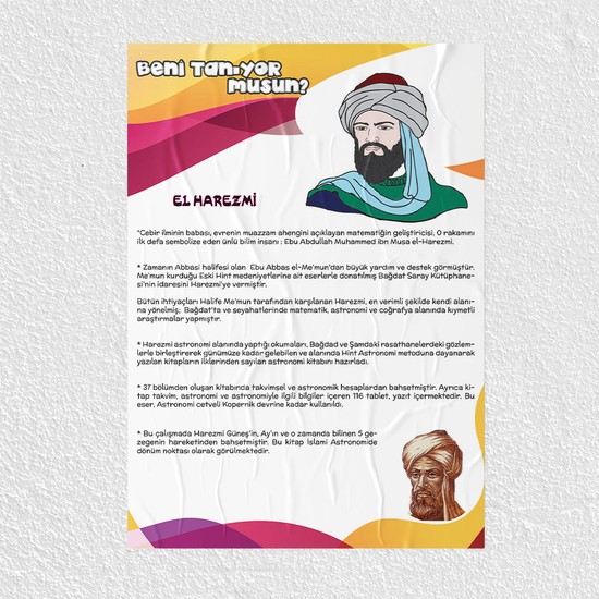 Sınıf Sepeti El Harezmi Posteri- PO318 Fiyatı - Taksit Seçenekleri