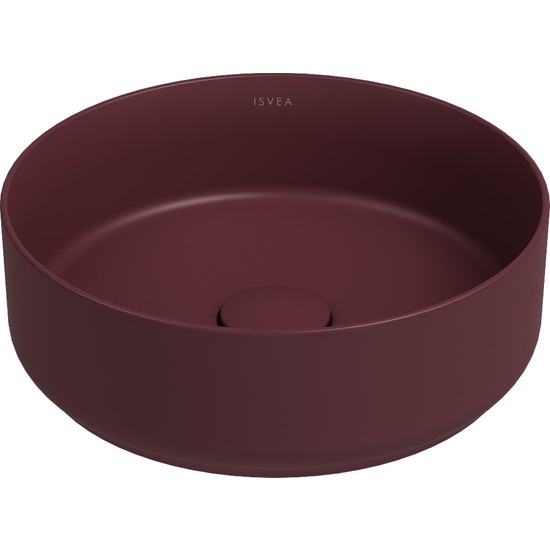 İsvea Infinity Tezgah Üstü Lavabo 36 cm Rustik Bordo Fiyatı