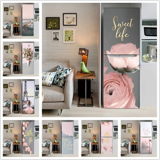 Qiuhong Shop 3 FMT120 Stili 60X150CM Pembe Gül Çiçek Pvc Fiyatı