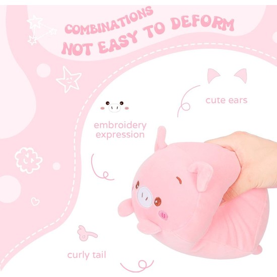 Szjiede 8 Inç Sevimli Pembe Domuz Peluş Doldurulmuş Hayvan Fiyatı