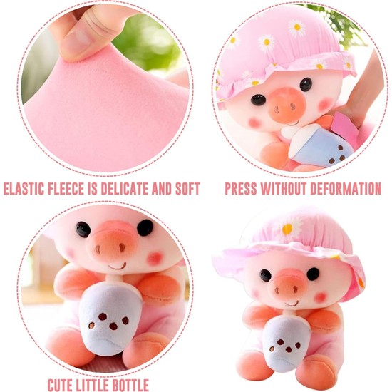 Szjiede 9'' Doldurulmuş Hayvanlar Domuz Peluş Bebek Pembe Fiyatı