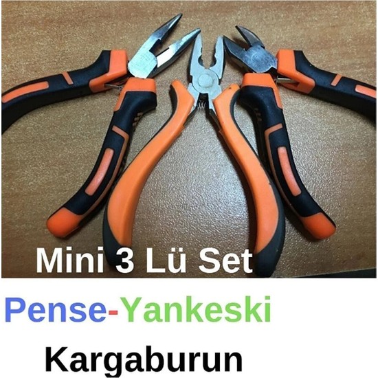 Ceta Mini 3'lü Set ( Pense-Kargaburun-Yankeski ) Fiyatı