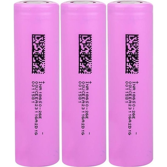 Dmegc INR18650-26E - 3.7V 2600 Mah Li-Ion Şarjlı Pil - 7.5A Fiyatı