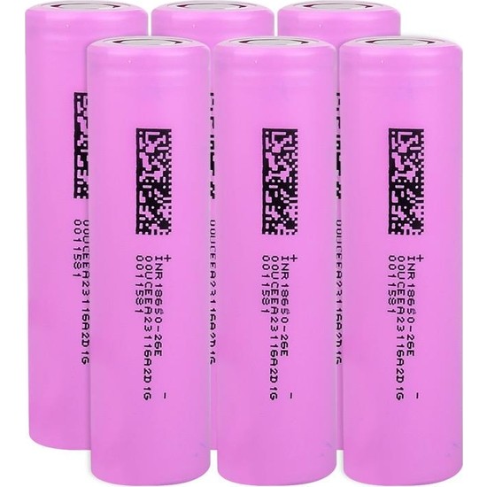 Dmegc INR18650-26E - 3.7V 2600 Mah Li-Ion Şarjlı Pil - 7.5A Fiyatı