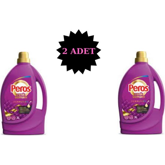 Peros 3 L Sıvı Çam Det. Bakım Renkliler 2 Adet Fiyatı