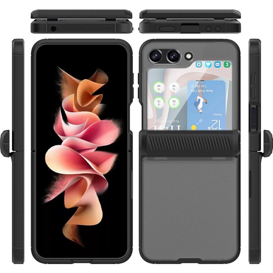 Seashell Digital Samsung Galaxy Z 5 5g Pc+Tpu Mat Menteşe Fiyatı