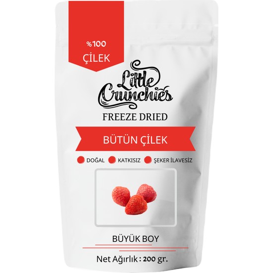 Little Crunchies Freeze Dried Bütün Çilek - 200 Gr. - Büyük Fiyatı