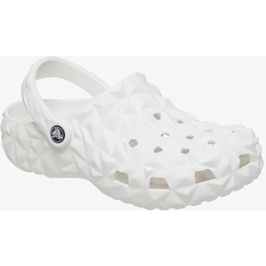 Crocs Classic Geometric Clog Unisex Beyaz Clog Terlik Fiyatı