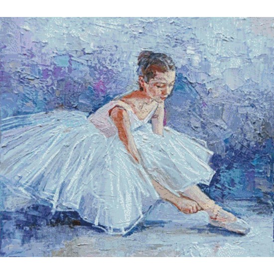 Movas Sanat Balerin Kız | Elmas Mozaik Tablo | Mozaik Puzzle Fiyatı