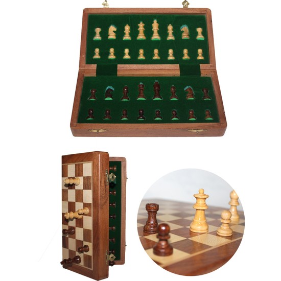 Güneş Outdoor Mıknatıs Taşlı Ahşap Katlanabilir Kutulu Fiyatı