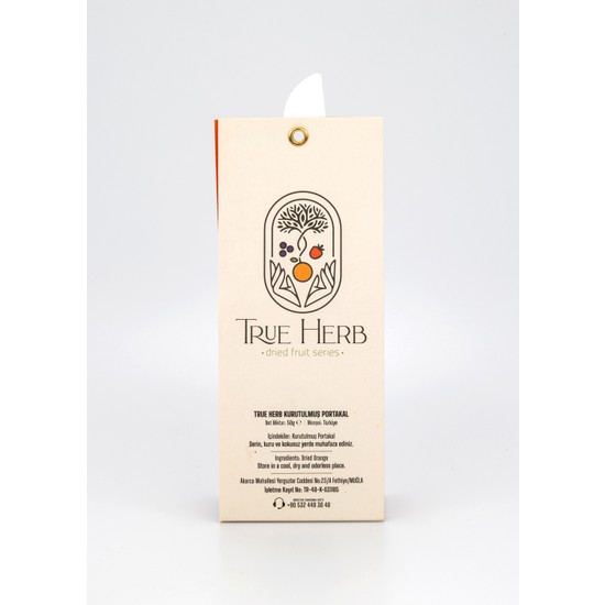 True Herb Dilimlenmiş Portakal Kurusu 50 gr Fiyatı