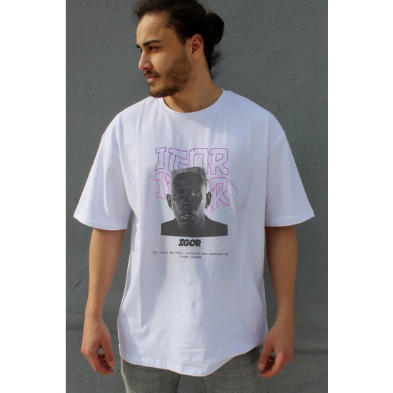 Grove Travis Scott Igor Album Baskılı Unisex Oversize Tshirt Fiyatı