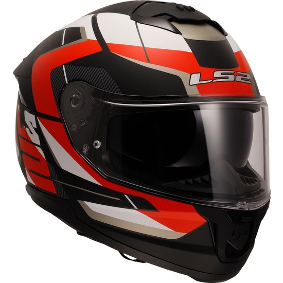 Ls2 Stream 2 Road Full Face Motosiklet Kaskı Siyah Kırmızı Fiyatı