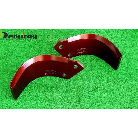 Demiray 8 mm Ekstra Çelik C Tipi Rotovatör Bıçağı 48 Adet - Fiyatı