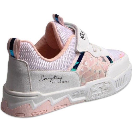 Mp One Skyrunner Çocuk Velcro Beyaz-Pembe Sneaker Fiyatı