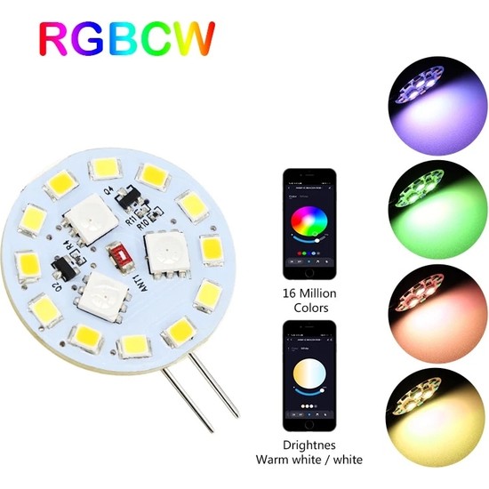 Xiyu Shop 8W Tarzı Değiştirilebilir LED Akıllı Rgbw G4 Ampul Fiyatı