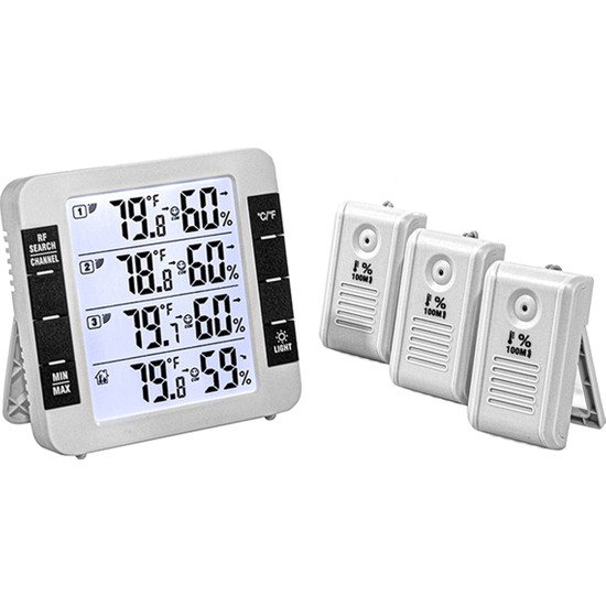Blueleskyy Higrometre 100M Kablosuz Dijital Iç Mekan Dış Fiyatı