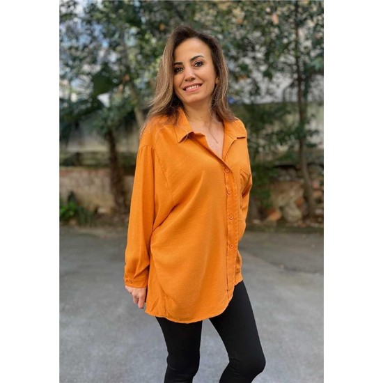 Aysl Oversize Tek Cepli Gömlek Fiyatı - Taksit Seçenekleri