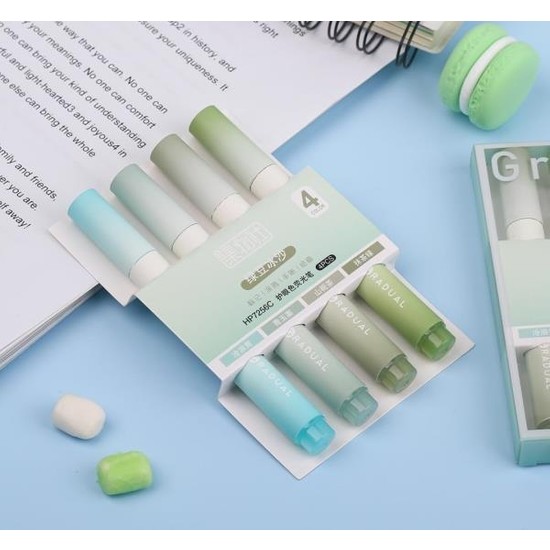 Need Gradual Yeşil Soft Renkler 4lü Fosforlu Kalem Seti Fiyatı