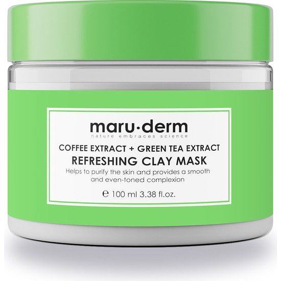 Maru.derm Kil Maskesi - Kahve Özü + Yeşil Çay Özü Tazeleyici Fiyatı