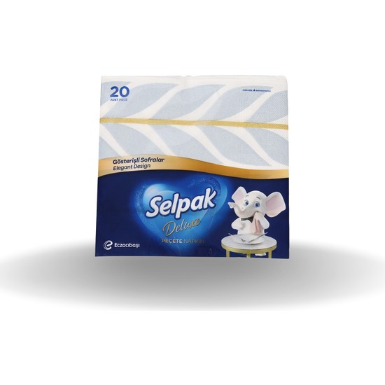 Selpak Deluxe Peçete 20'li x 1 Adet Fiyatı - Taksit Seçenekleri