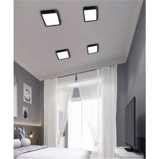 Woodhub LED LED Tavan Wc Kiler Ofis Lambası 18 W Kare Fiyatı