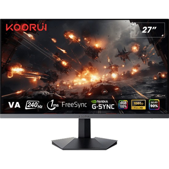 Koorui 27" 27E1QA 144Hz 1ms Va Qhd Monitör Fiyatı