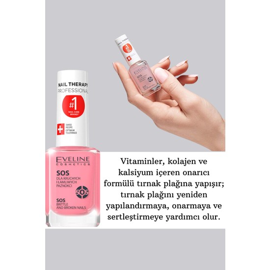 Eveline Sos Nails Multivitamin Conditioner Kalsiyum ve Fiyatı