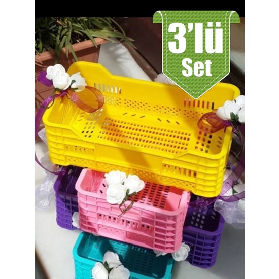 Just Cheap Kasa Sepet 3'lü Set Çok Amaçlı Mini Plastik Fiyatı